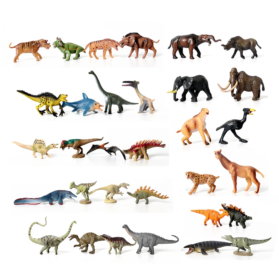 MINI-Prehistoric-Dinosaur-Mosasaur-T-Rex-Daeodon-Moropus-Mammoth ...