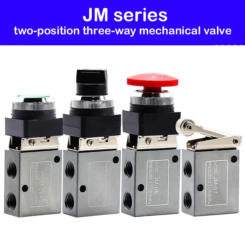 JM-05 JM-06 JM-06A JM-07 Manual Switch Control Pneumatic Valve Two ...