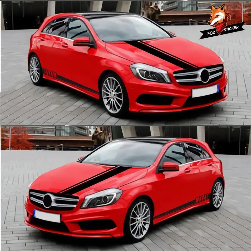 Auto DIY Car Stickers Universal Car Styling Full Auto Body Decals Vinyl ...