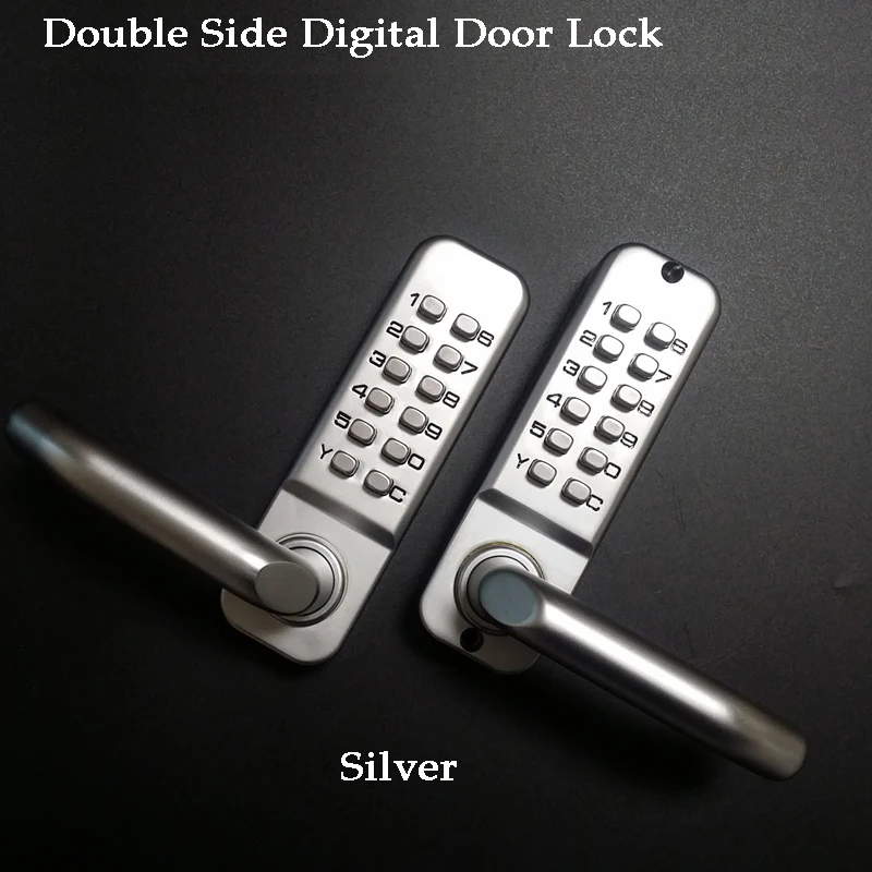 Longo-Handle-Keyless-Mec-nica-Digital-Door-Lock-Senha-Do-Teclado-Casa ...