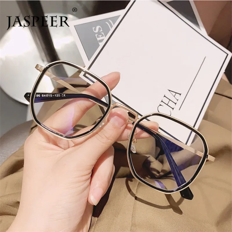 Jaspeer Retro Blue Ray Blocking Computer Glasses Women Men Anti Blue ...