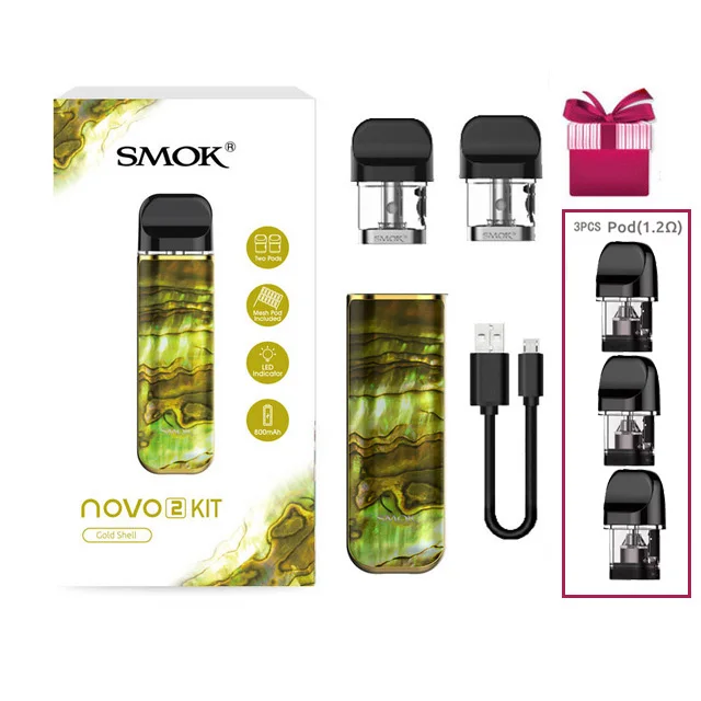 Smok Novo 2 vape pod Комплект 6-25 Вт 800 мАч батарея сетка 2 мл ...