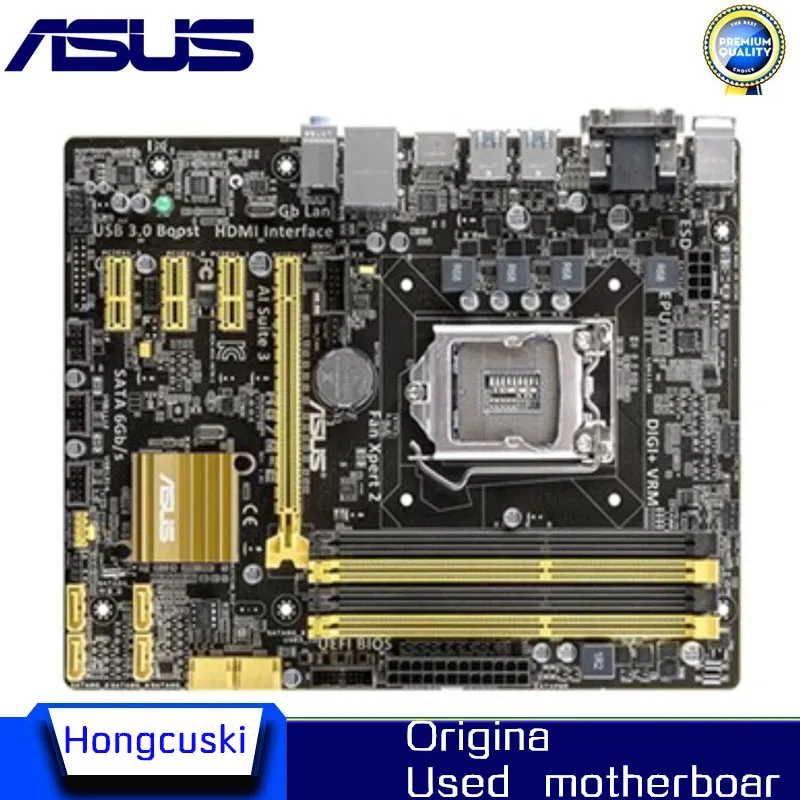 ใช้สำหรับ ASUS H87M E Original ซ็อกเก็ตเมนบอร์ด LGA 1150 DDR3 H87 SATA3 ...