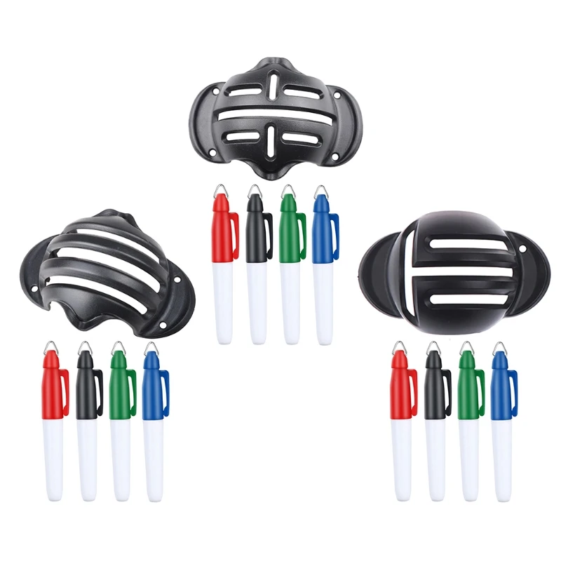 1 Set Golf Ball Line Marking Alignment Tool With 4pcs Marker Pens Golf ...