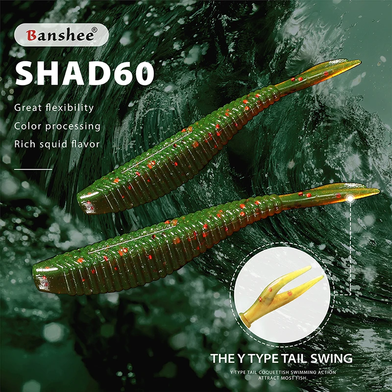 Banshee-15Pcs-Lot-Perfect-Soft-Lures-For-Fishing-1-5g-60mm-Easy-Shiner ...