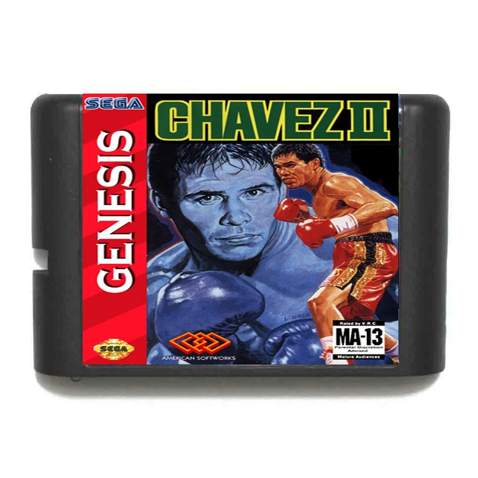 Chavez ii NTSC USA 16 bit md cartão de jogo para sega mega drive para ...