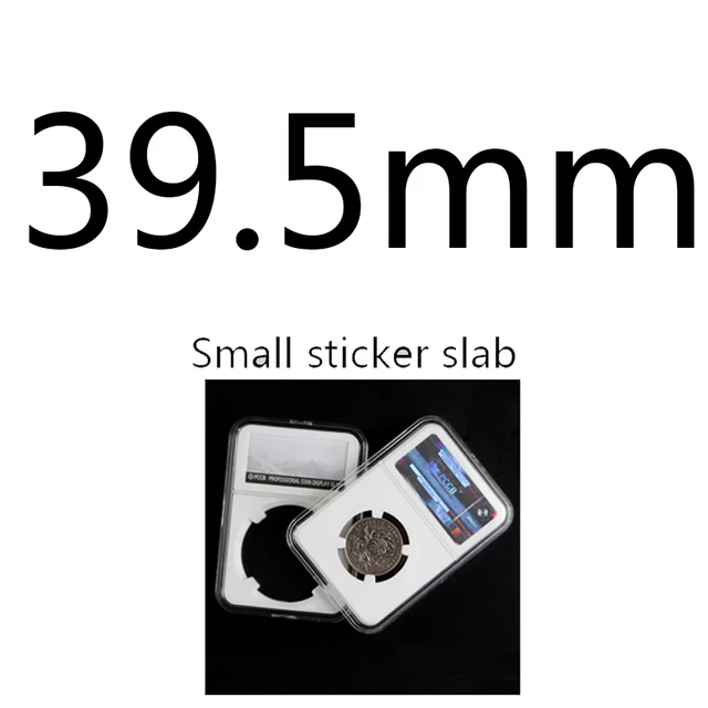 LOTX10 pieces 27mm~40mm small label PCCB Grade IDENTIFICATION COIN ...