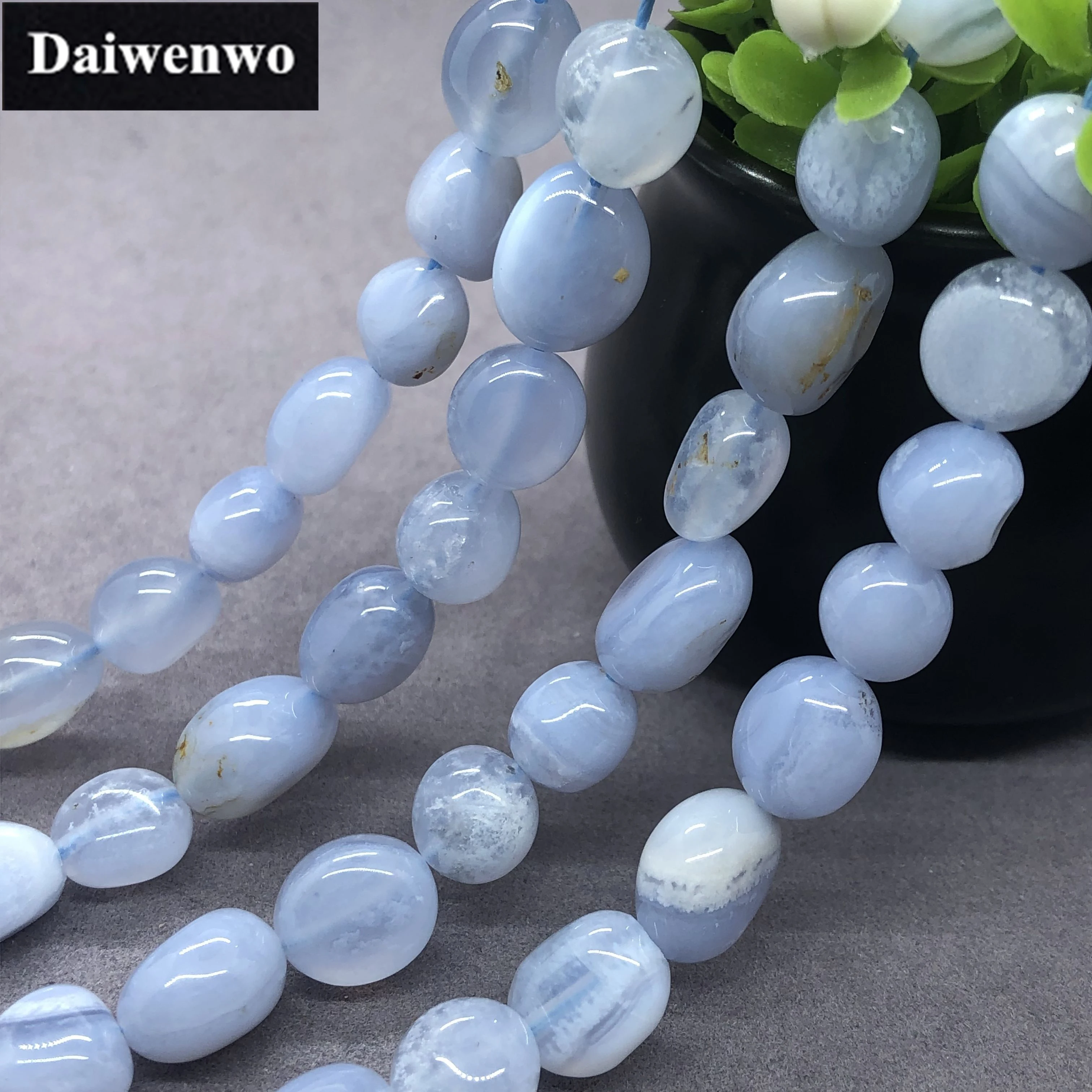 Purple Agate Onyx Beads Natural Loose Stone DIY Semi Precious Irregular ...