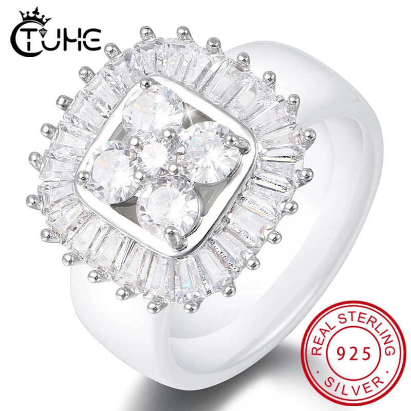 2019-Fashion-Women-Rings-Elegant-Temperament-Jewelry-Womens-Girls-White ...