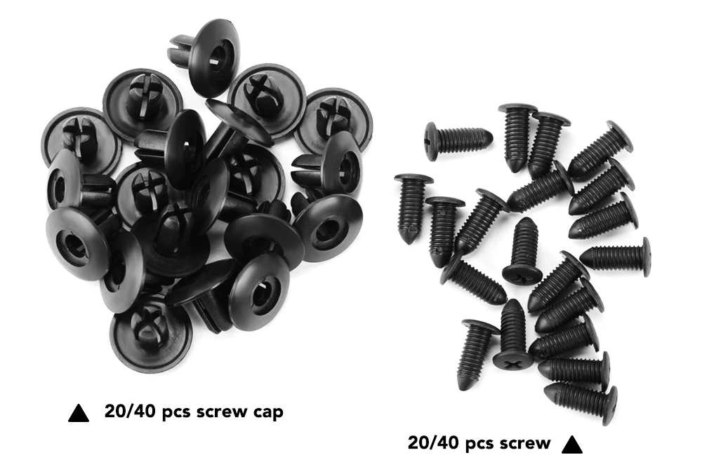 20PCS 8mm Car Plastic Screw fasteners clips Accessories for ford focus ...