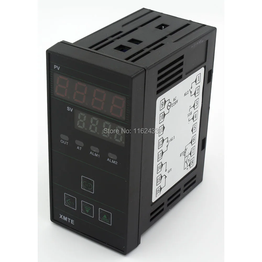 XMTE 7 AC 220V multiple input digital temperature controller relay+SSR 4 20mA SCR output|relay ...