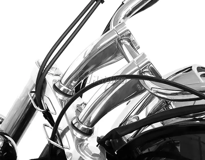 7-Chrome-Motorcycle-1-25mm-Handlebar-Risers-Clamps-For-Suzuki-Boulevard ...