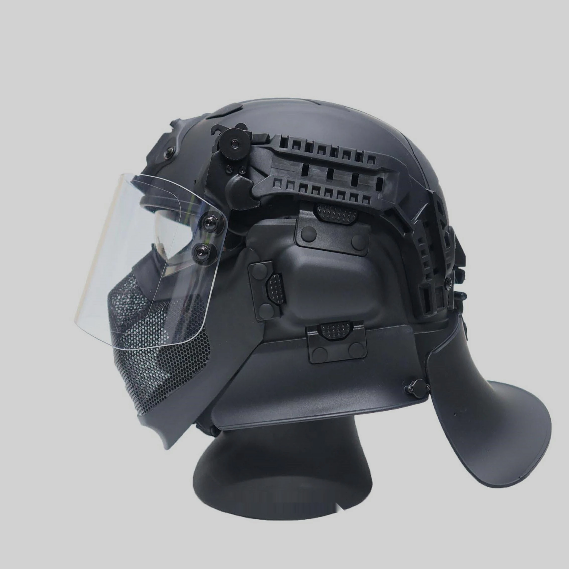 Fast Tactical Helmet Riot Security Lightweight Flame Retardant Outdoor ...