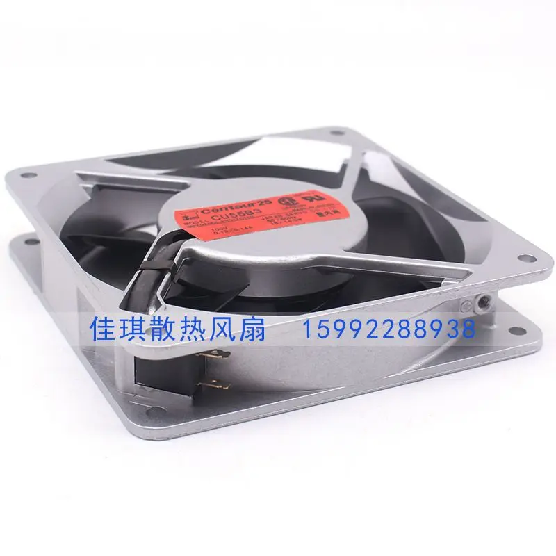 original CU55B3 100V 16/14.5W 12CM 12025 AC cooling fan aluminum frame ...