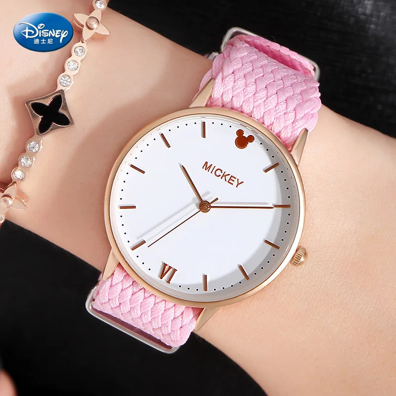 Disney Mickey Mouse Women Quartz Wristwatch 3Bar Waterproof Simple ...
