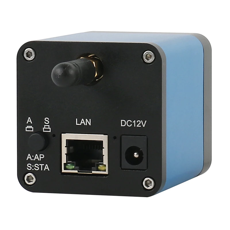 소니 IMX178 CMOS 산업용 비디오 현미경 카메라, 와이파이 LAN 신호 출력 네트워크 모니터, 1/1.8 인치 ...