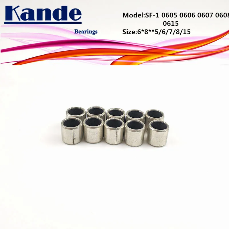 SF-1 0605 0606 0607 0608 0615 самосмазывающиеся композитный рукав Размеры 6*8*5, 6, 7, 8, 15 мм ...