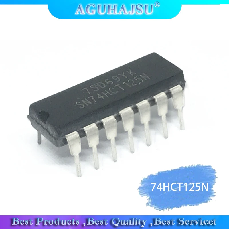 10PCS 74HCT125N SN74HCT125N 74HCT125 DIP original - AliExpress 502