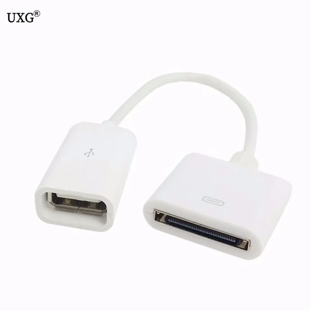 10CM Docking 30 pin Female to USB 2.0 Female Data Charge Short Cable ...