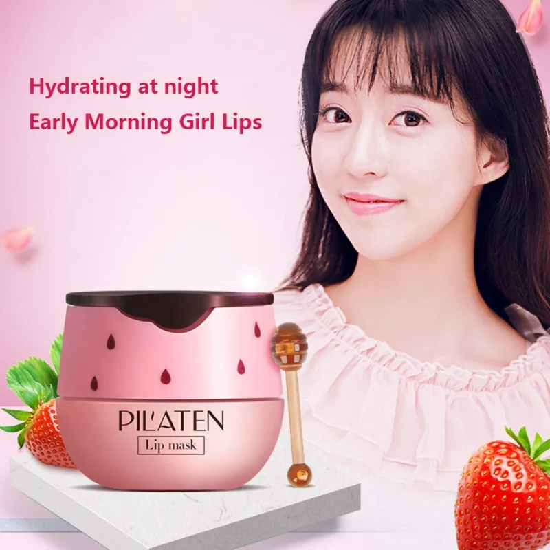 Humectante, reparador y aclarador de arrugas de labios máscara de ...