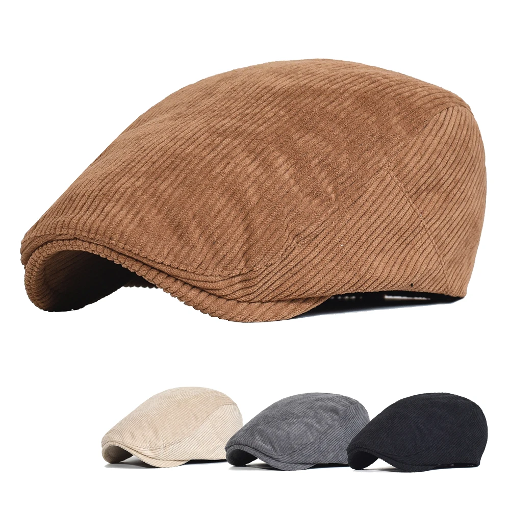 Unisex-Autumn-Newsboy-Caps-Men-Women-Casual-Octagonal-Hat-For-Male ...