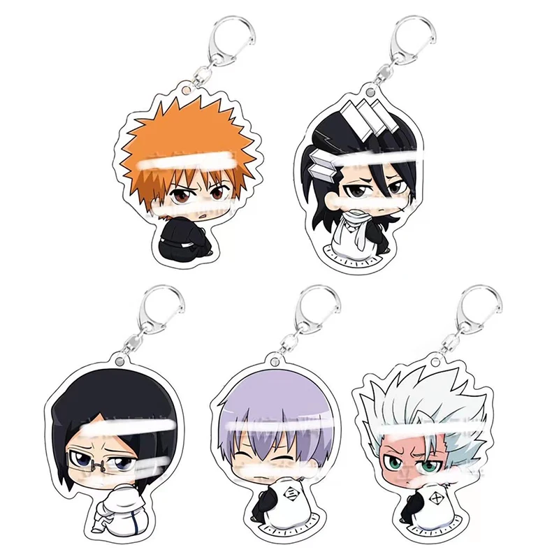 Acrylic Pendant Key Chain | Anime Keychain Bleach | Apparel Bleach Key ...