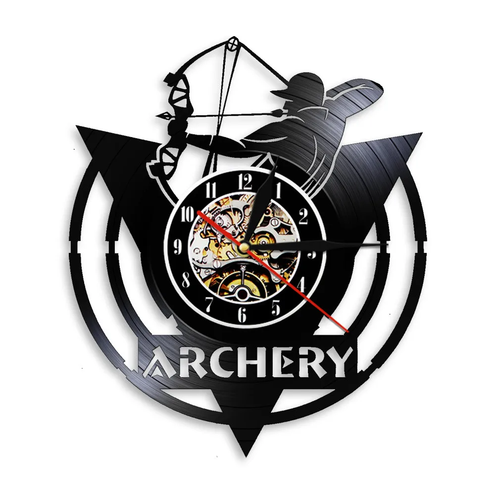 Arrows In The Hands Of Warriors Archery Bow Archery Wall Clock Modern ...