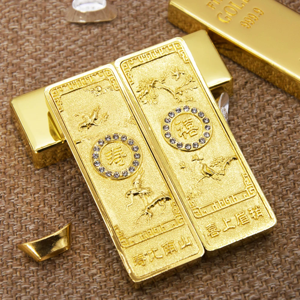 Feng-shui-Ancient-China-Ten-Taels-of-Gold-Alloy-Simulation-Bullion ...