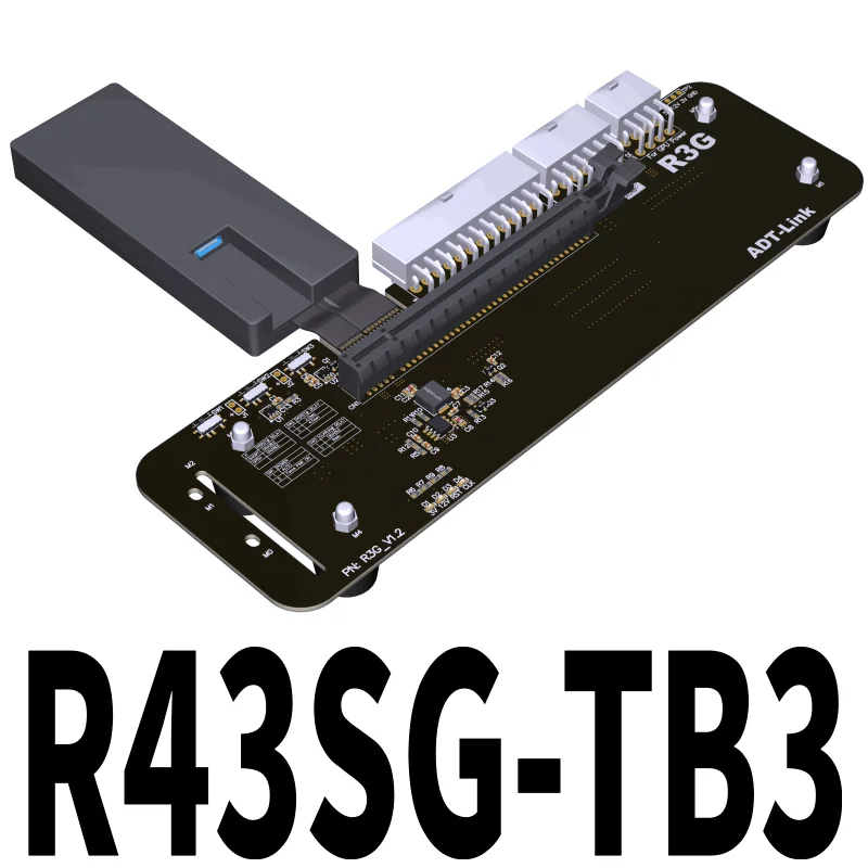 Adt link r43sg tb3 pcie x16 pci e x16 para tb3 cabo de extensão pci ...