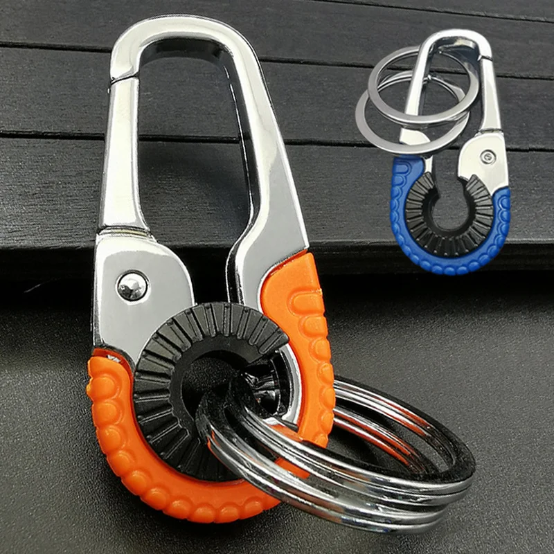 Creative-Car-Keychain-Pendant-Rotatable-Carabiner-Climbing-Metal-Key ...
