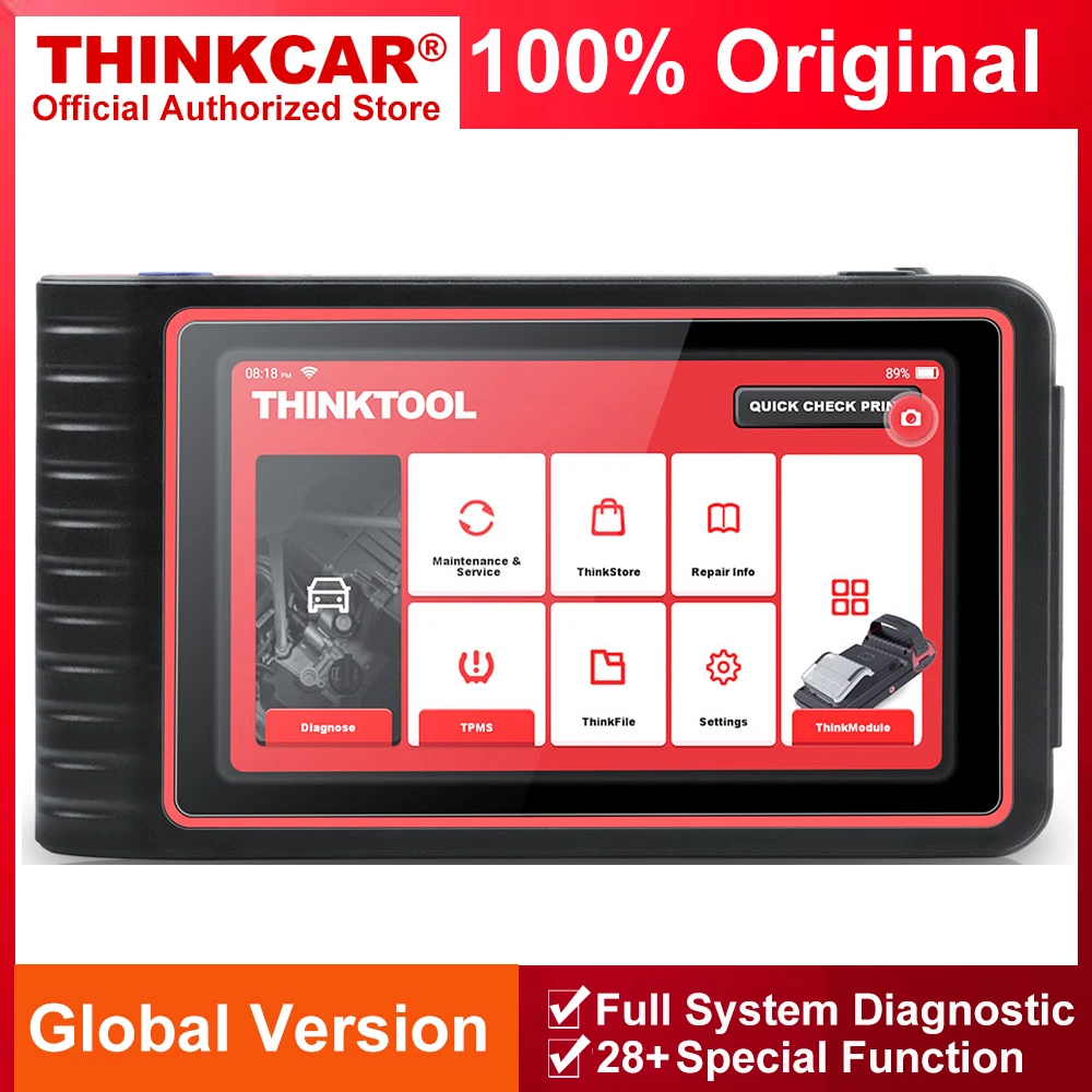 Thinkcar Thinktool Obd2 Scanner Professional Full System Car Diagnostic ...