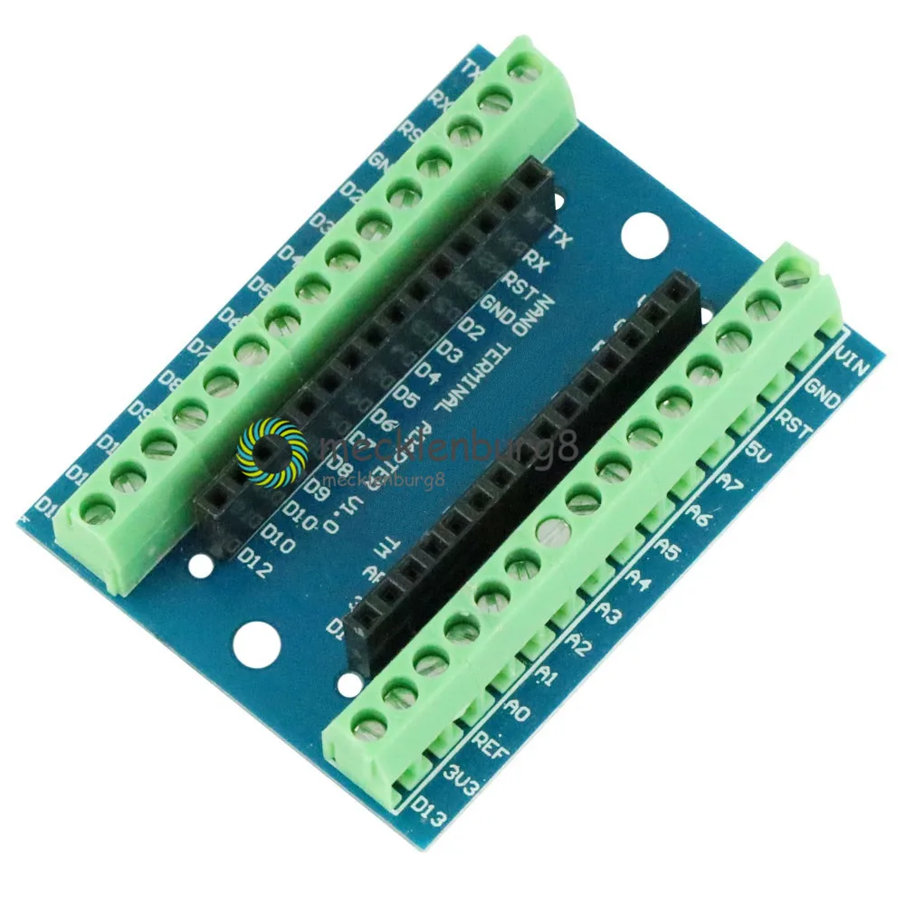 New-Terminal-Adapter-Board-for-Arduino-Nano-V3-0-AVR-ATMEGA328P-AU ...