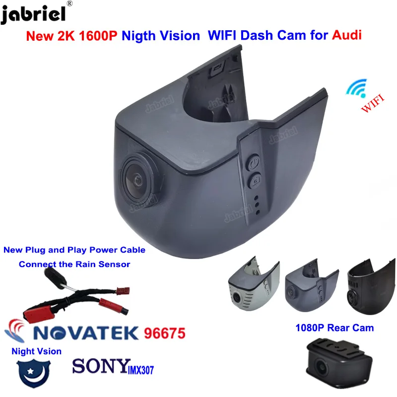 2k Car Dvr Camera Dashcam For Audi A3 A4 A5 A6 A7 A8 Q3 Q5 Q7 Q8 S4 S5 ...