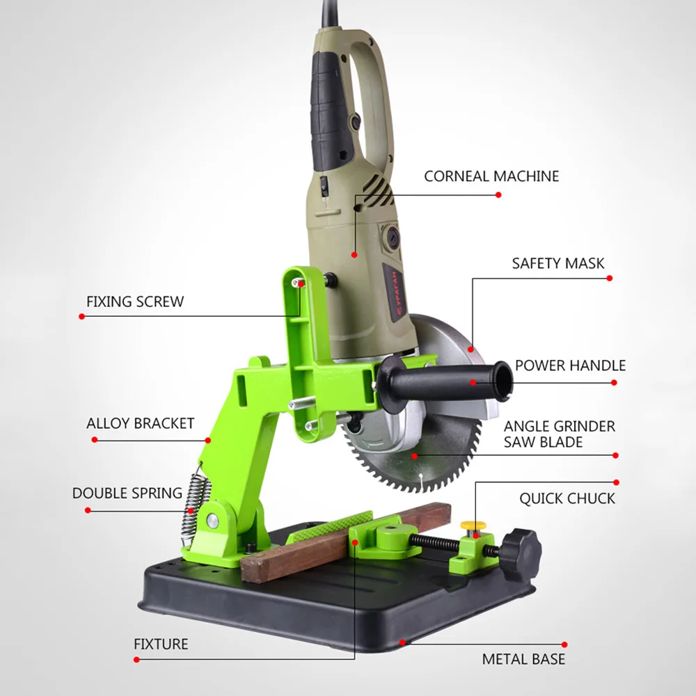 Angle-Grinding-machine-Stand-Bracket-Holder-Cutter-Support-Metal ...