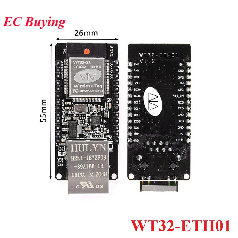Wt32-eth01 Embedded Serial Port Networking Ethernet Ble Wifi Combo Gateway Mcu Esp32 Wireless ...