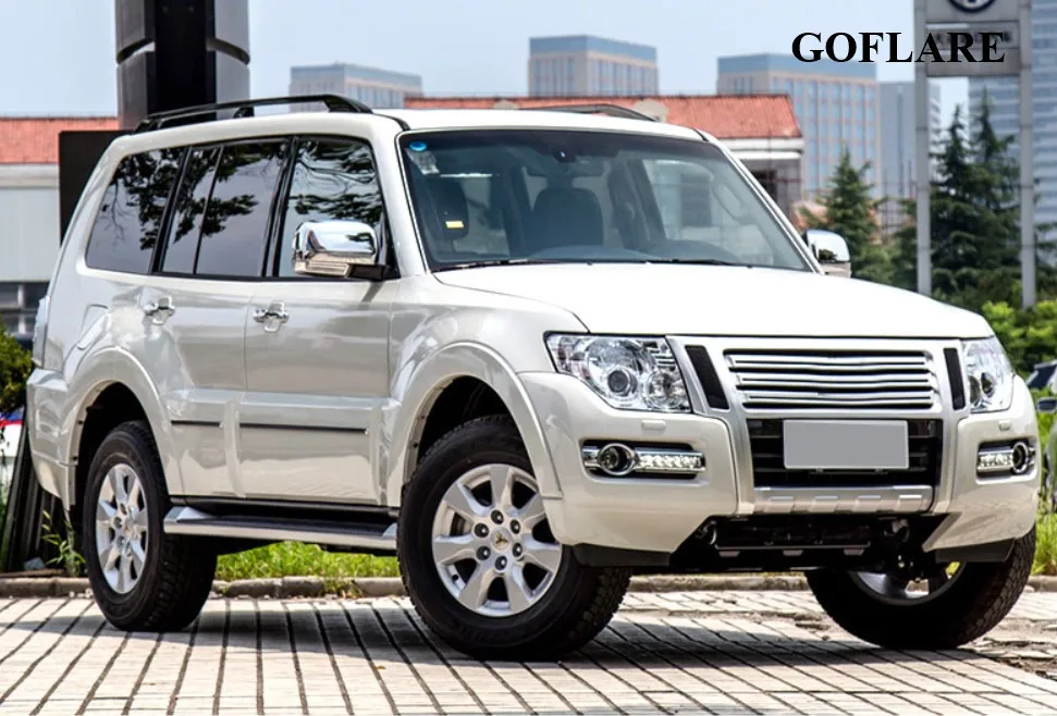 Хромированное карбоновое волокно для Mitsubishi Pajero V73 V77 V80 V87 V93 V97 V98 дверное ...