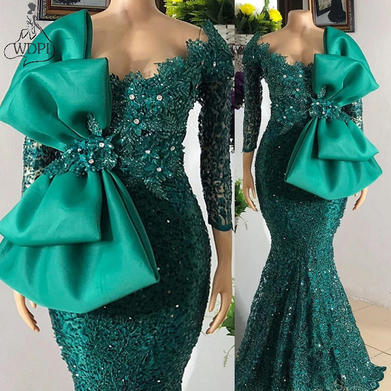 Emerald Green Lace Dresses
