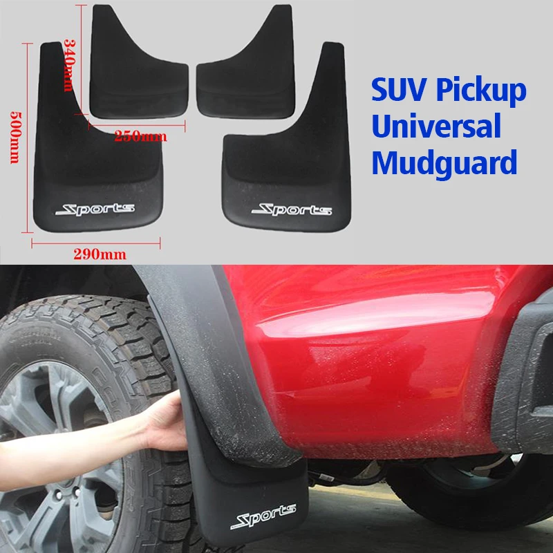 Suv Piack Mudflaps Universal Mudguard Car Front Rear 4pcs/ste Mud Flap ...