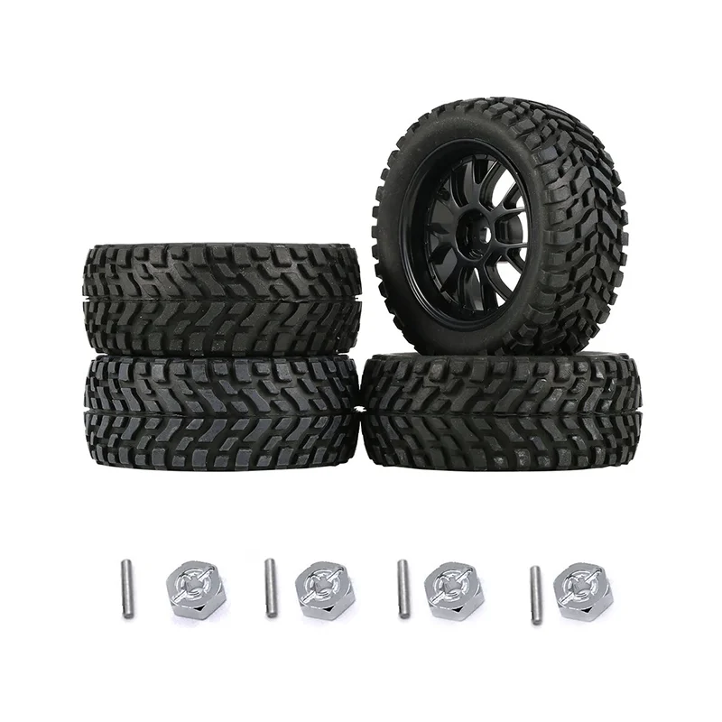 4 Upgrade Wheels, Off-Road Vehicle Tire Wheels, Suitable For Wltoys ...