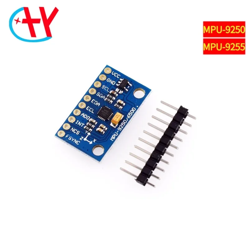 Mpu-9250 Gy-9255 9-axis Sensor Module I2c/spi Communications Thriaxis Gyroscope + Triaxial ...