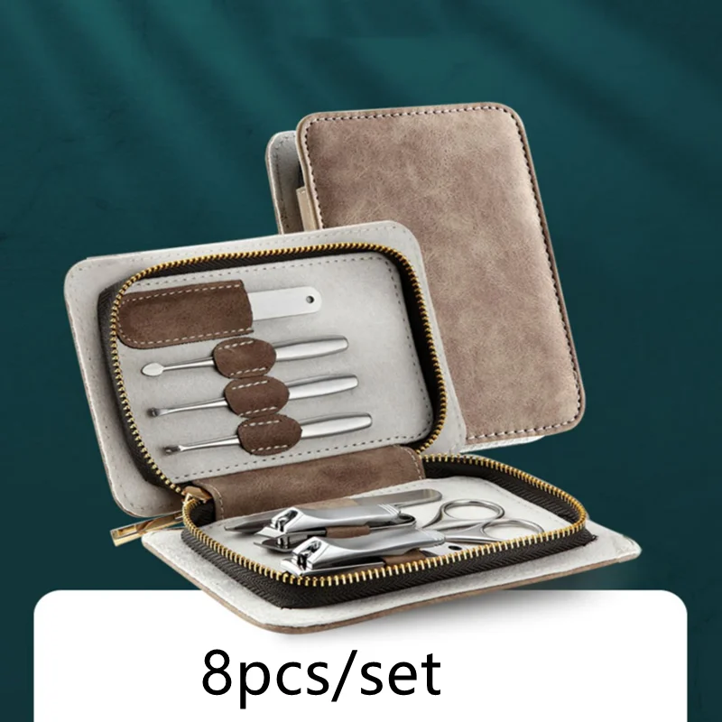 8Pcs-Edelstahl-Tragbare-Nagel-Schere-set-Manik-re-set-Pedik-re-kit-Edelstahl-Nagel-Knipser ...
