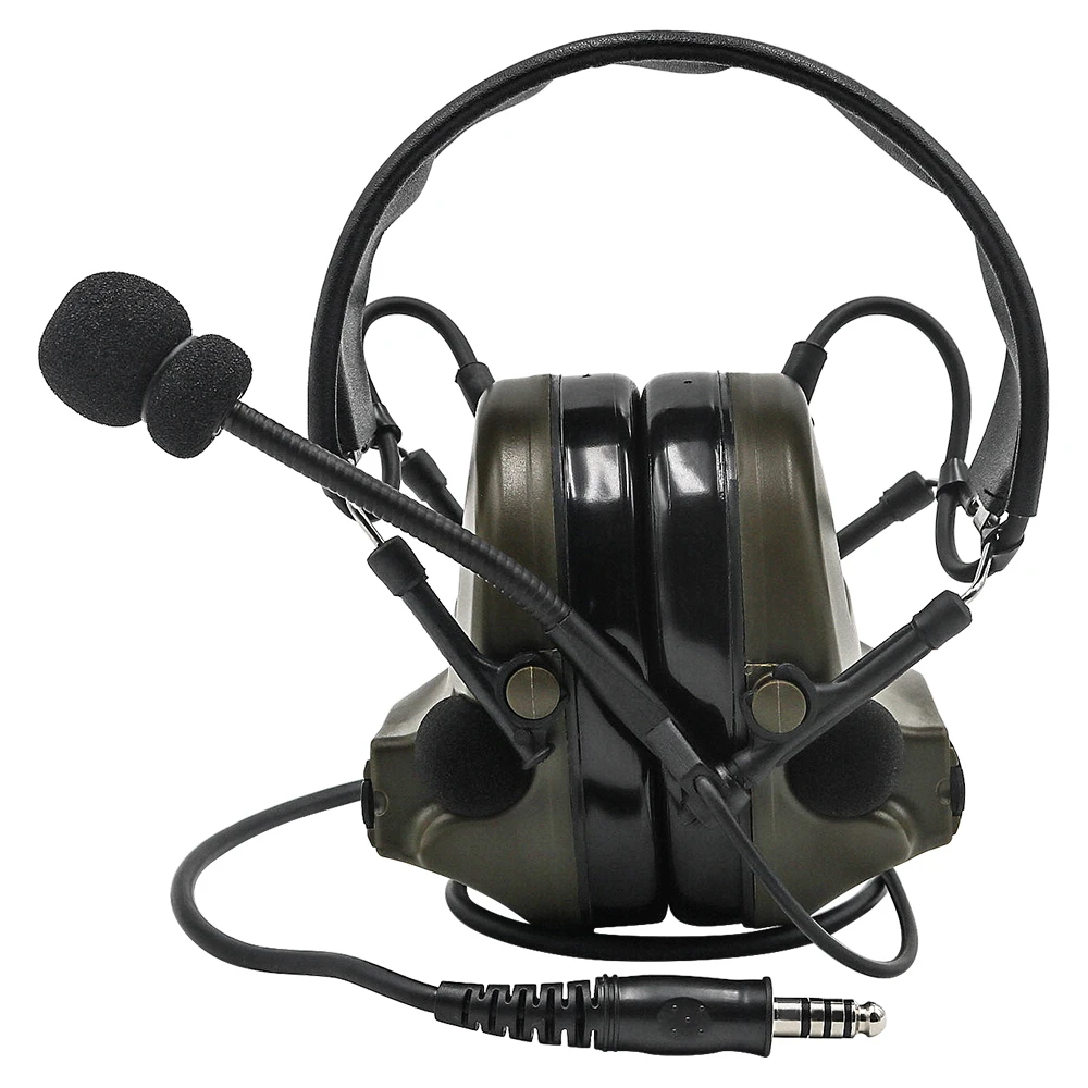 TCIHEADSET Tactical Headset Comtac II Airsoft Military Headset Noise ...