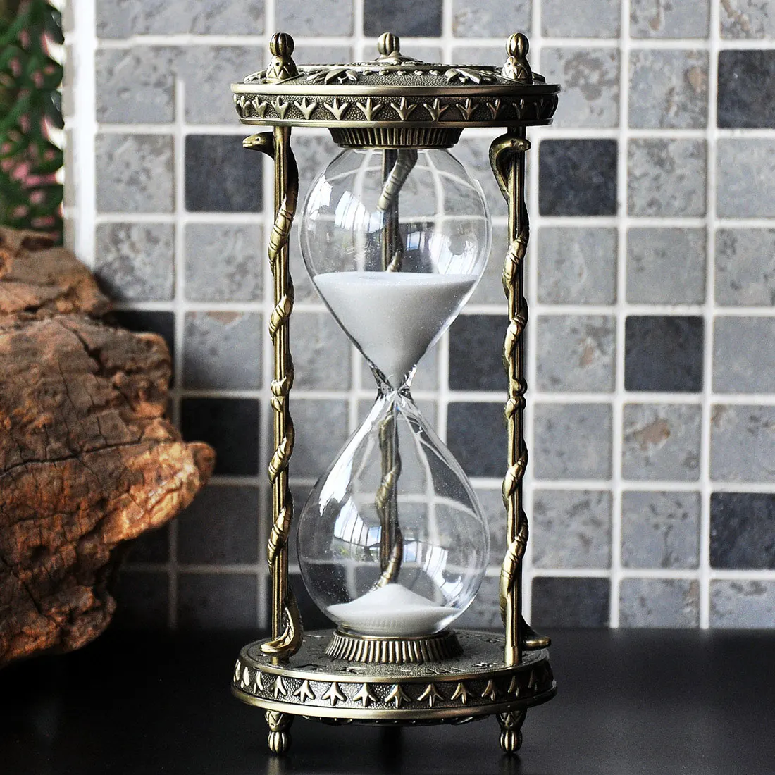 Ancient-Egyptian-Metal-Hourglass-Vintage-sand-timer-Creative-home ...