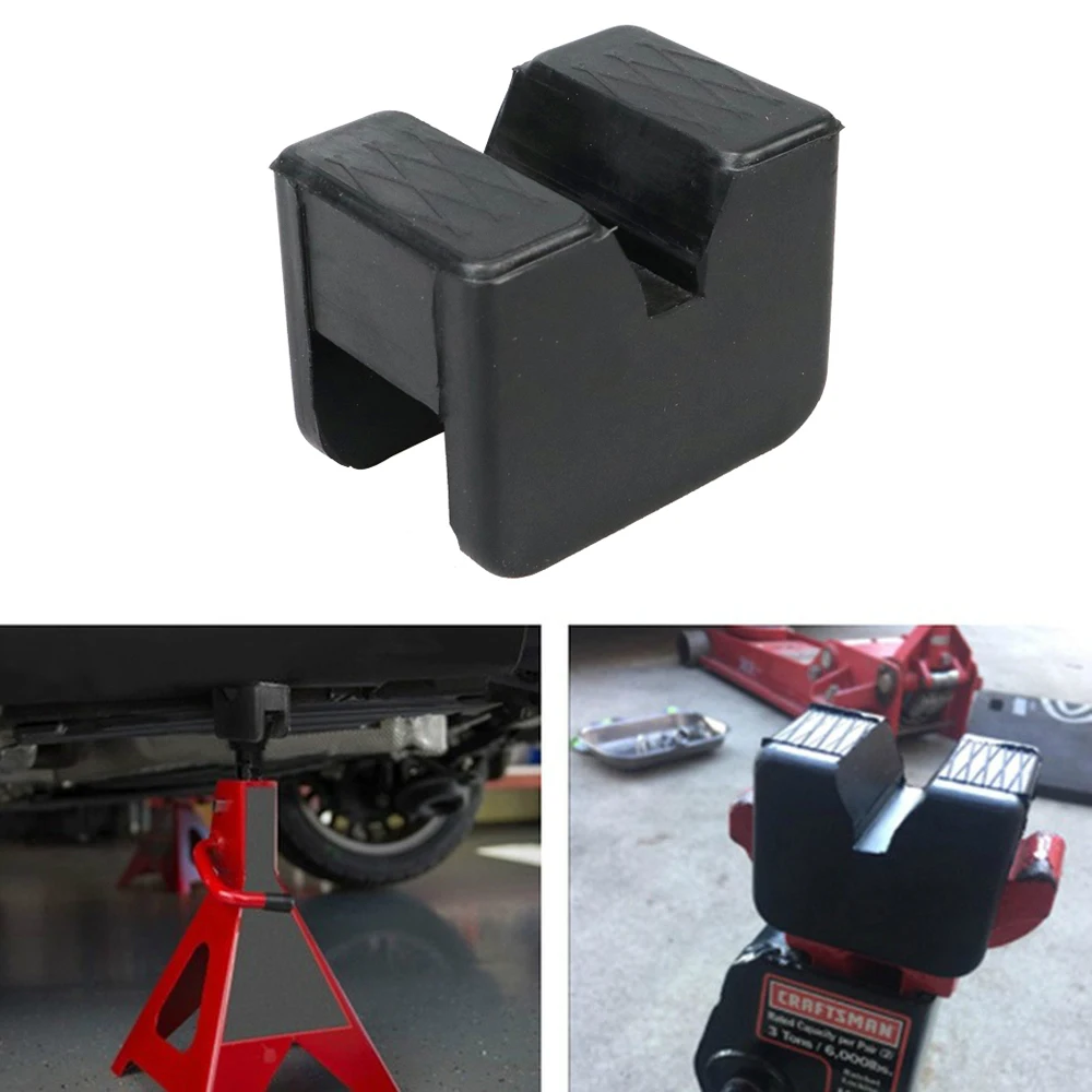 1pc Car Lift Jack Stand Rubber Pads Floor Jack Pad Adapters Stands Mat ...