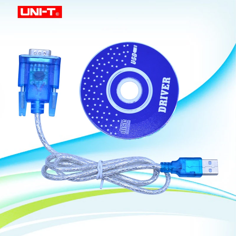 Uni-t Ut61e Digital Multimeter Rs232 To Usb Cable With Software Cd Pc ...