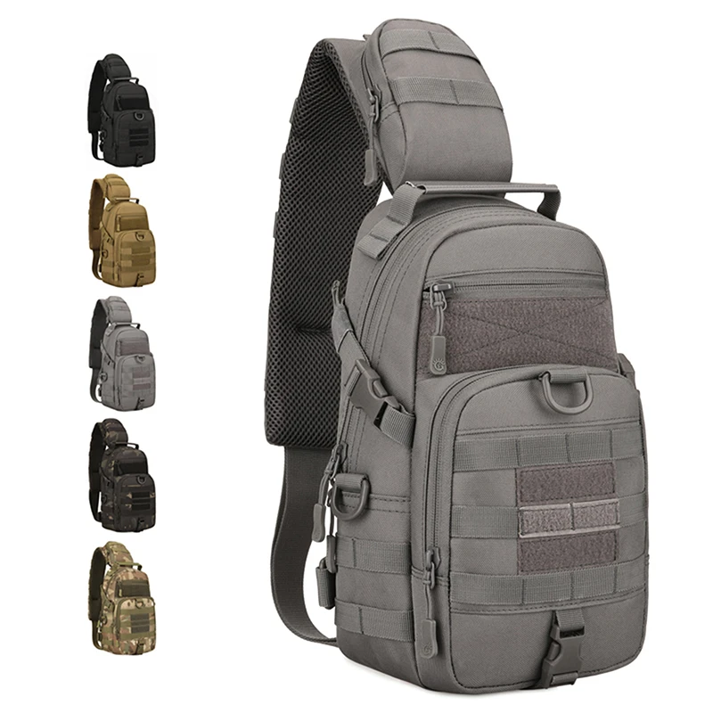 Protector Plus Tactical Sling Chest Pack Molle Military Nylon Shoulder ...