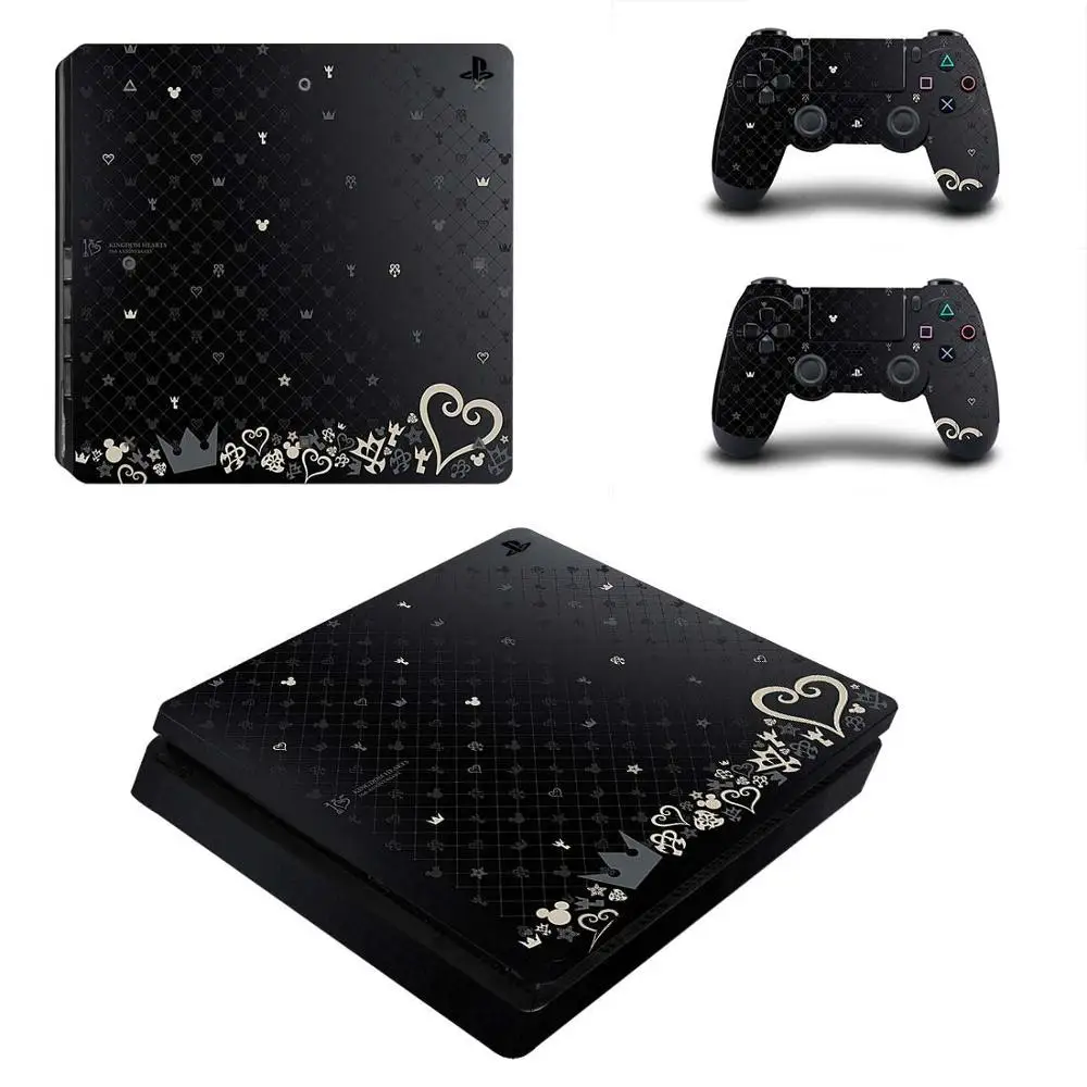 Kingdom Hearts 3 Full Cover Faceplates PS4 Slim Skin Sticker Decal ...