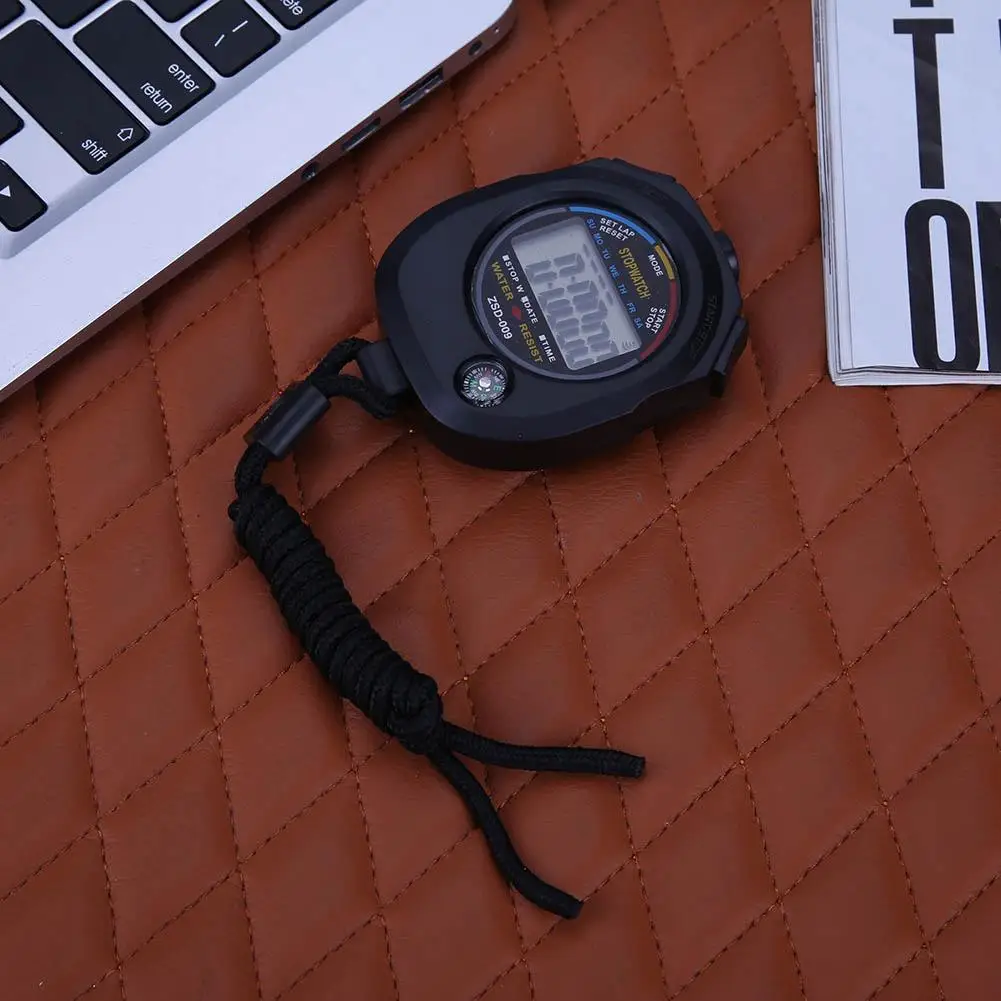 Lcd Digitális Stopper Sport Időzítő Stop Óra Karakterlánc ...