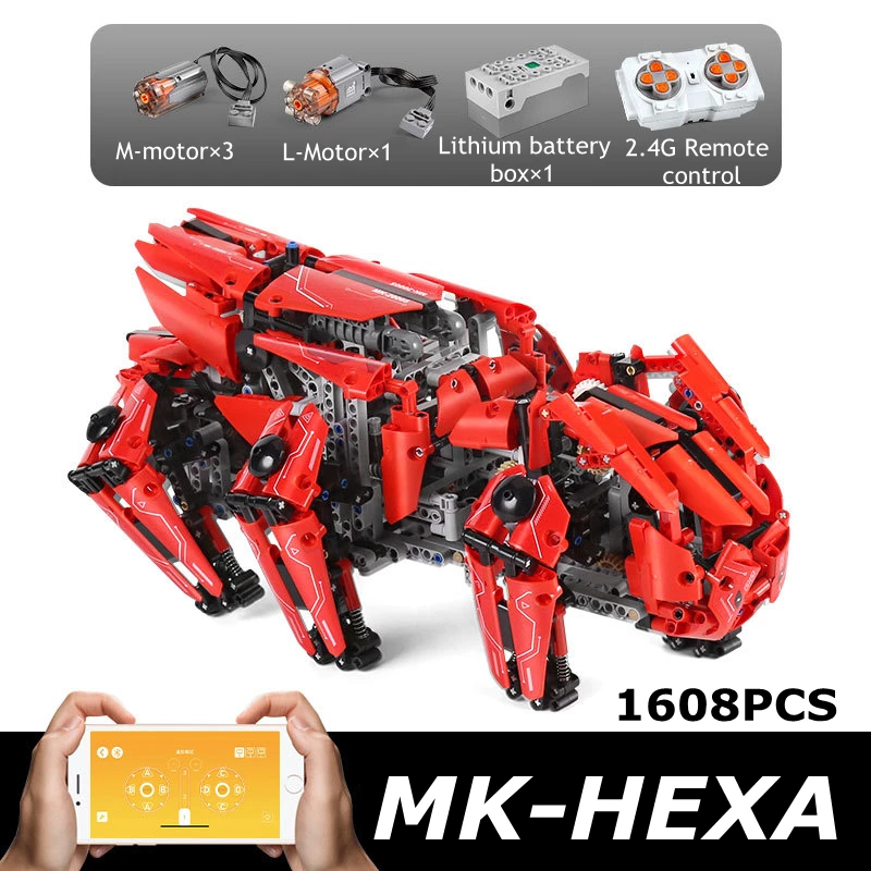 IN-STOCK-MOULDKING-Walking-Tank-Hexapod-MK-HEXA-APP-Remote-Control ...