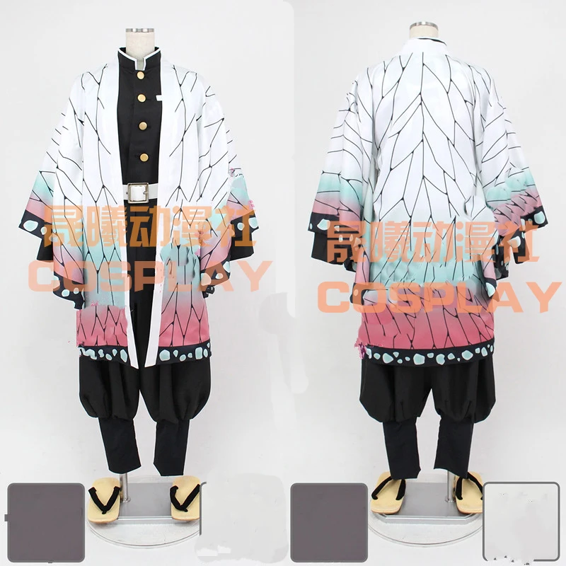 Anime Demon Slayer Kimetsu no Yaiba Kochou Shinobu Cosplay Costume ...